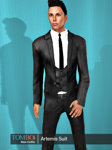 Second Life Marketplace - [ tomboi ] Discount Outfits - Artemis Suit - Dimension - Male