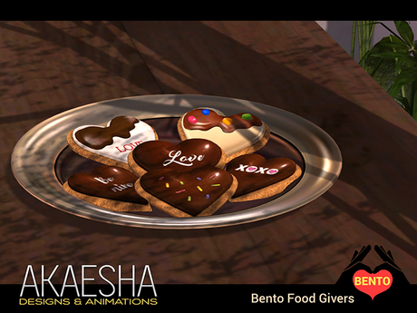 Second Life Marketplace - [Akaesha Catering] Heart Cookies with Icing ...