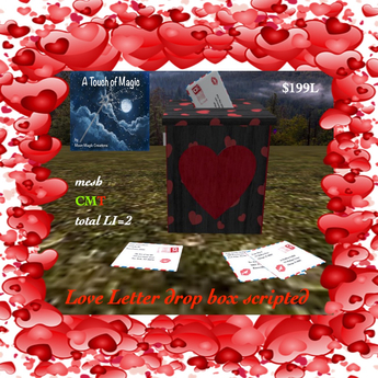 Second Life Marketplace - Love Letter Mailbox Drop scripted-BOX