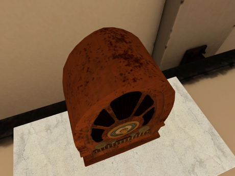 Second Life Marketplace - WD ANTIQUE/OLD RADIO - COPYABLE + BONUS TABLE