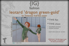Second Life Marketplace - {IG} fashion leotards TWE+ - Dragon: green ...