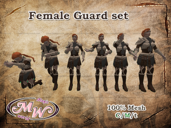 Second Life Marketplace - Medieval Female Guard