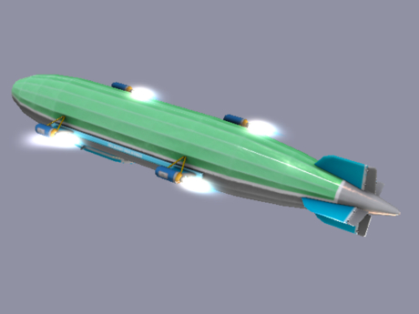 Second Life Marketplace - ~isil~ Mini Zeppelin Lime