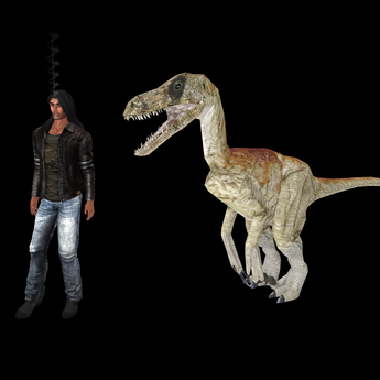 Second Life Marketplace - H.O.W Mesh Raptor A, Animal, Creature, Full Perm