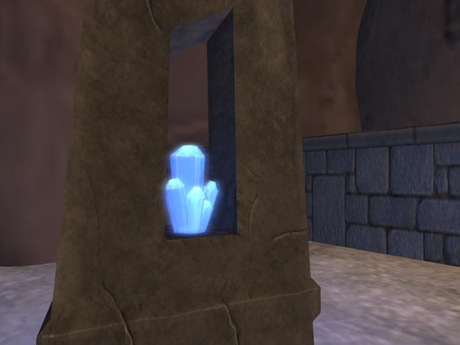 Second Life Marketplace - Stone Pillar with Crystal~ Boxed