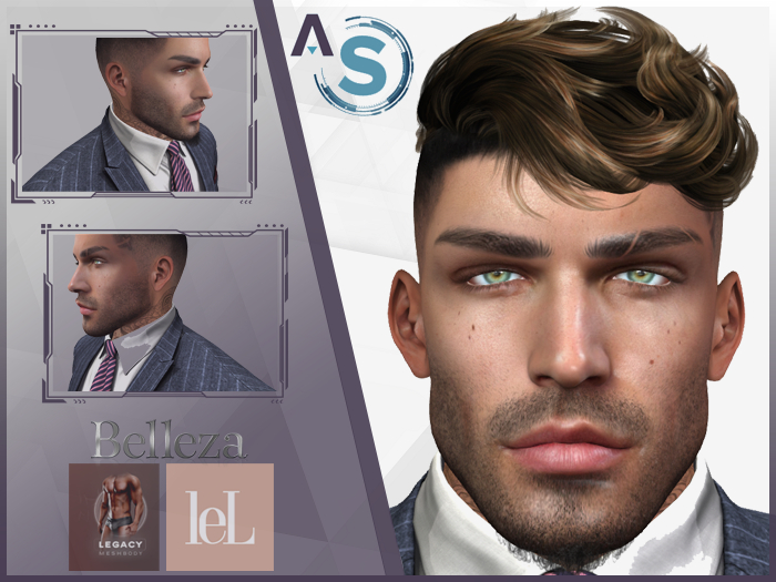 Second Life Marketplace - BN3130 Shape LeLutka Skyler 2.5-3.1 & Jake ...