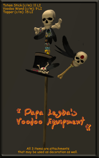 Second Life Marketplace - Papa Legba's Voodoo Equipment