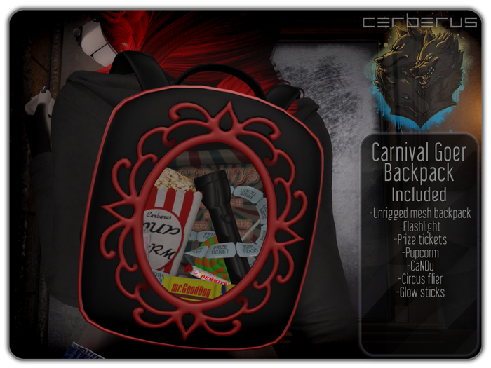 Second Life Marketplace - .:C:. Carnival Goer Backpack