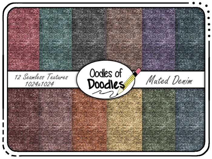 Second Life Marketplace - Oodles of Doodles - Muted Denim