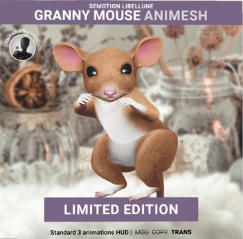 Second Life Marketplace - SEmotion Libellune Granny Mouse Animesh #12