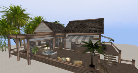 Second Life Marketplace - BEACH STYLE WOODEN HOUSE