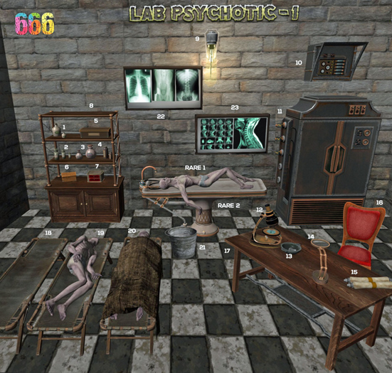 Second Life Marketplace - 20 [666] Lab Psychotic 3