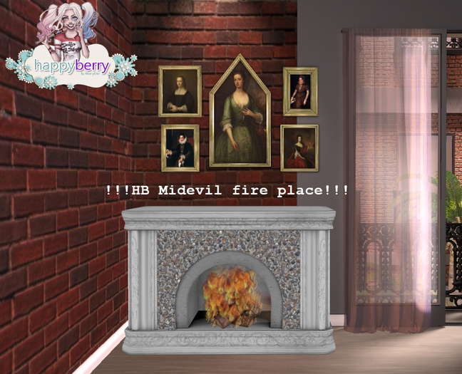 Second Life Marketplace - !!BH Midevil fire place!!!