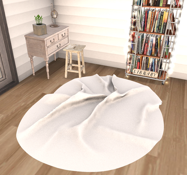 Second Life Marketplace - Alive Round Messy Rug FULLPERM
