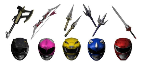 Second Life Marketplace - power rangers weapons mesh