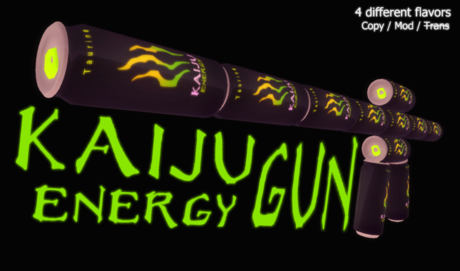Second Life Marketplace - [BY] - Kaiju Energy Can Gun