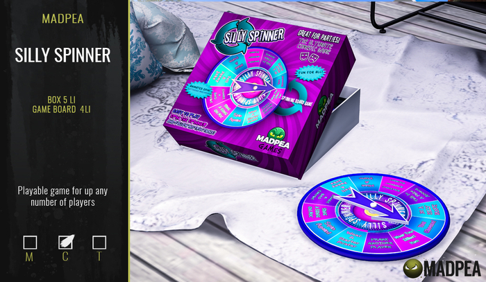 Second Life Marketplace - MadPea Silly Spinner
