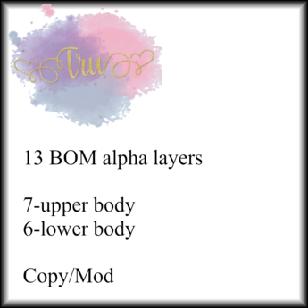 Second Life Marketplace - TRU-Bom alpha layers-boxed