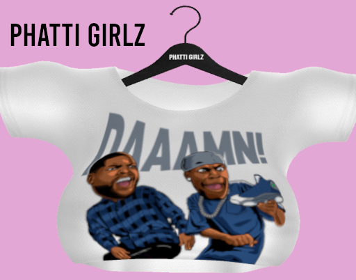 Second Life Marketplace - :PG: Graphic Tee Dammmnnn (KUPRA)