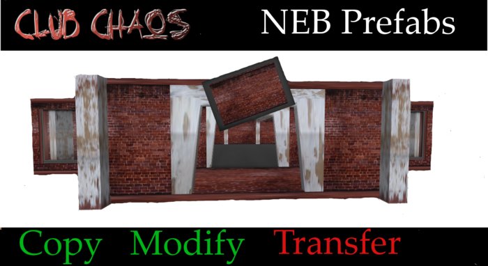 Second Life Marketplace - Club Chaos *Promo Value* NEB Prefabs