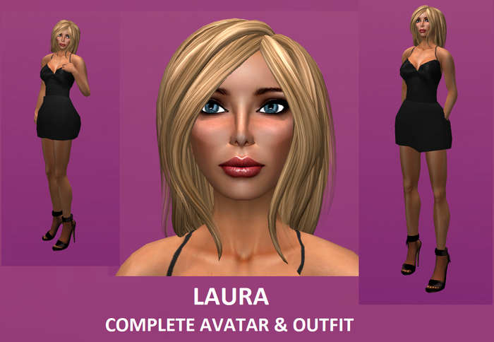 Second Life Marketplace - LAURA complete avatar & outfit