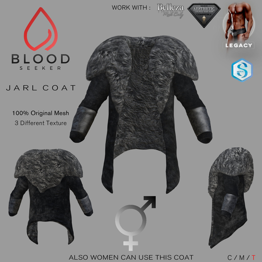 Second Life Marketplace - ~{Bs}~ Jarl Coat