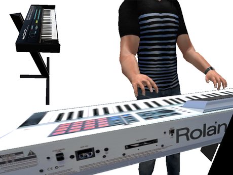 Second Life Marketplace - VOX Continental Keyboard (w/animation)