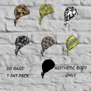 Second Life Marketplace - So0o Meshed Up:::Mens Do Rag- AESTHTIC