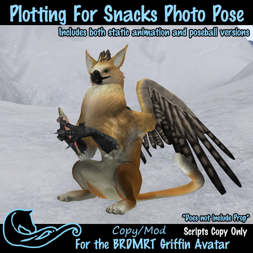 Second Life Marketplace - BRDMRT Griffin Pose- Plotting For Snacks