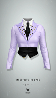Second Life Marketplace - -Pixicat- Mercedes Blazer (Lilac)