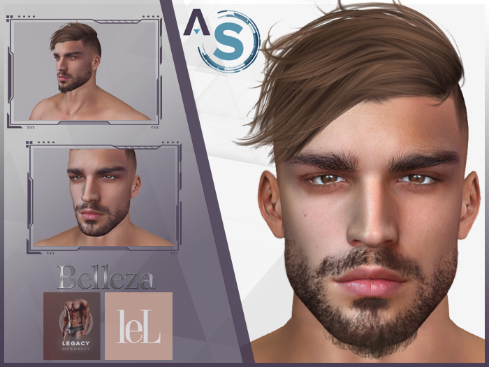 Second Life Marketplace - DM1200 Shape LeLutka Skyler 2.5 & Jake/Legacy ...