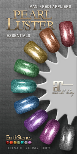 Second Life Marketplace - EarthStones Pearl Luster Mani/Pedi ...