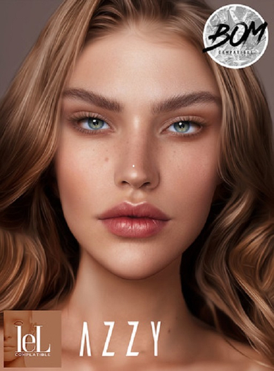 Second Life Marketplace - curves - Azzy Skin Peach tone (Lelutka)