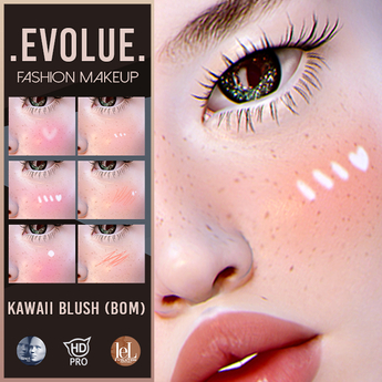 Second Life Marketplace - .evolue. - kawaii blush - BOM