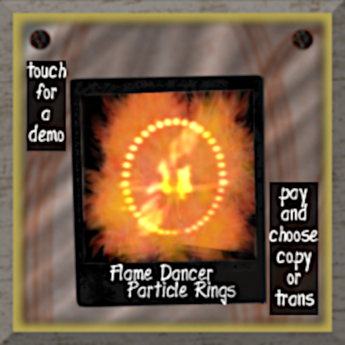 Second Life Marketplace - Flame Dancer Particle Rings