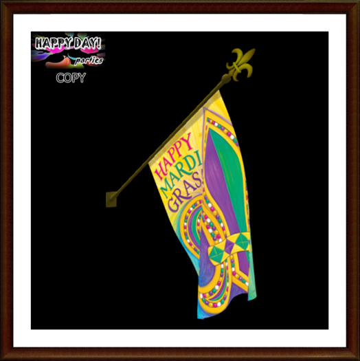 Second Life Marketplace Mardi Gras Mardi Gras Flag 1