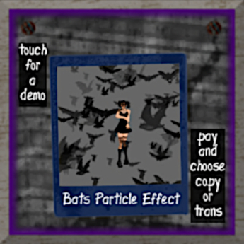 Second Life Marketplace - Bats Particle Effect