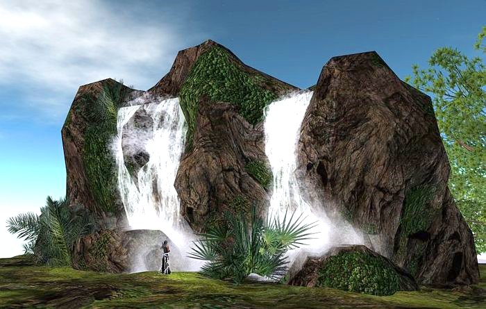 Second Life Marketplace - Realistic waterfall wall 2011 vol.1 - COPY ...
