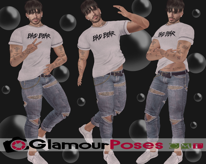 Second Life Marketplace - ::GR:: Pose - Pack Male 20