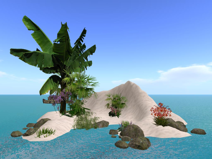 Second Life Marketplace - RW - Off sim Tropical Island Oceana CM