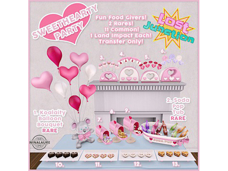 Second Life Marketplace - LJ | Sweetheart Party | Balloon Bouquet RARE