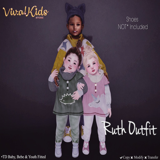 Second Life Marketplace - [Vk!] Ruth Outfit Unicorn _TDB/BB