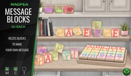 Second Life Marketplace - MadPea Message Blocks