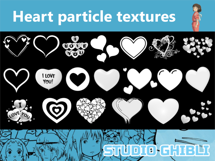 Second Life Marketplace - Heart particle textures