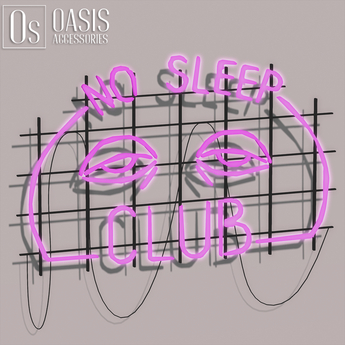 Second Life Marketplace - Oasis: "No Sleep Club" Neon Sign
