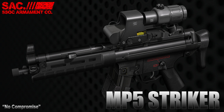 Second Life Marketplace - MESH[SAC] MP5 Striker SMG for LLCS v2.12 Box