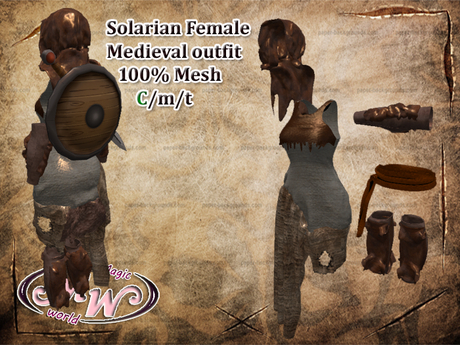 Second Life Marketplace - Solarian Female Medieval Outfit v2