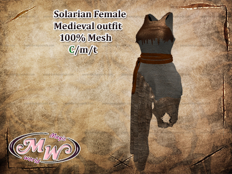 Second Life Marketplace - Solarian Female Medieval Outfit v2