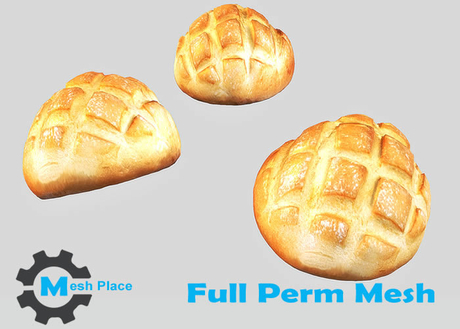 Second Life Marketplace - Mesh Place - Bread Roll - Full Perm Mesh