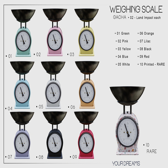Second Life Marketplace - {YD} Weighing scale - Orange